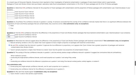 Solved Answers Lower Bound Of Tyson Interval Upper Bound