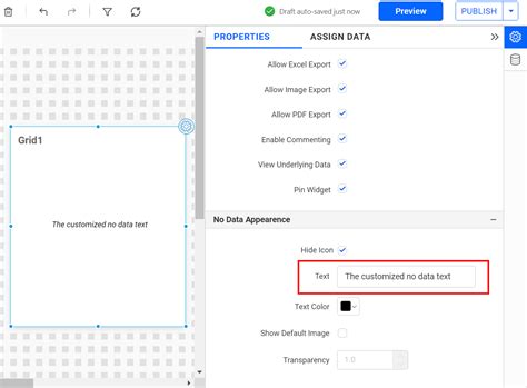 Widget Container Customization Embedded Bi Bold Bi Docs