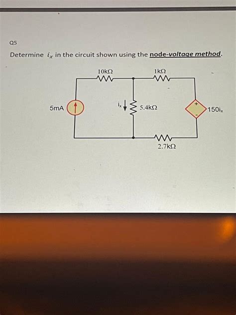 solved 05 determine iz in the circuit shown using the