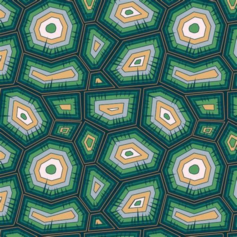 Free Vector Hand Drawn Turtle Shell Pattern
