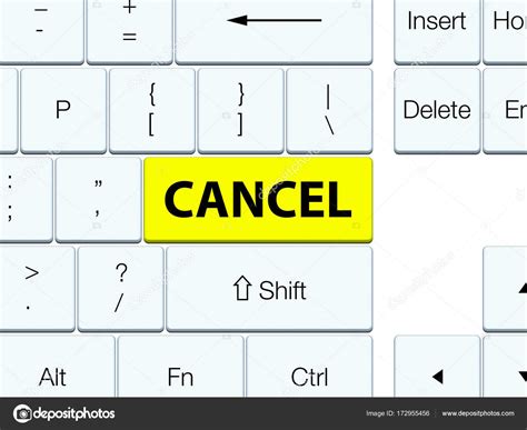 cancel button yellow