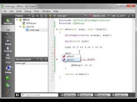 C Qt QSort Algorithm YouTube