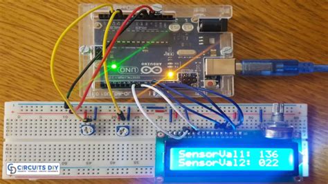 Displaying Sensor Values On Lcd 16x2