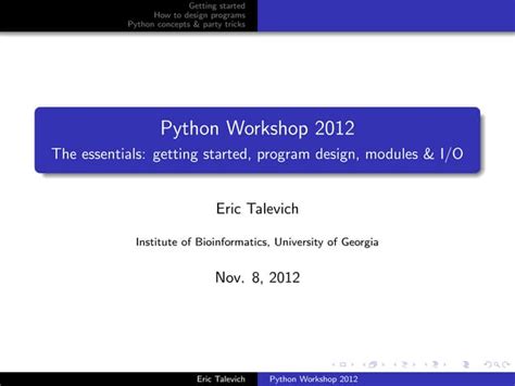 Python Workshop 1 At Uga Pdf Programming Languages Computing