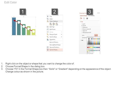 Bar Graph Infographics With Success Arrow Powerpoint Slides