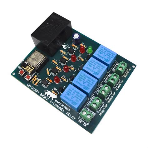 Esp Wi Fi Based Channel Relay Module With Inbuild Ac Dc Adaptor At APSARA