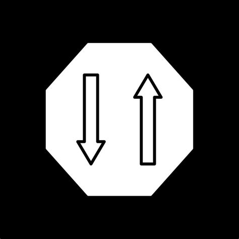 two way glyph inverted icon 42709548 vector art at vecteezy