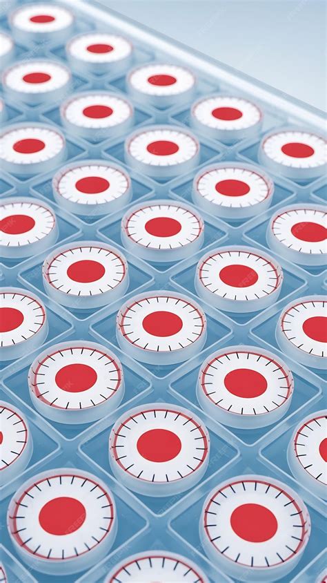 Close Up Of Enzyme Linked Immunospot Assay Plate Premium Ai Generated Image