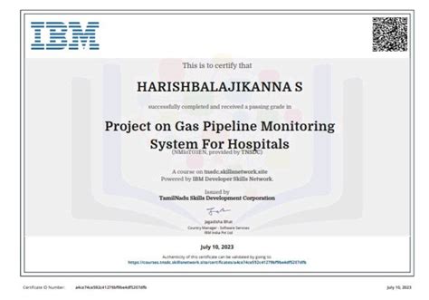 Harish Balaji Kanna On Linkedin Ibmcertification Ibminternship Tnsdc