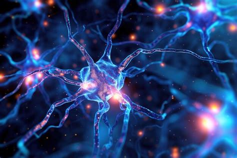 Premium Photo | Neurons nerve cell medicine background