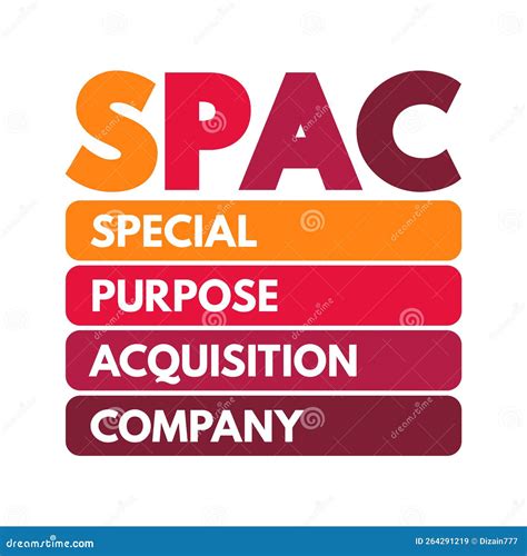Spac Special Purpose Acquisition Company Theme Spac Elements On A