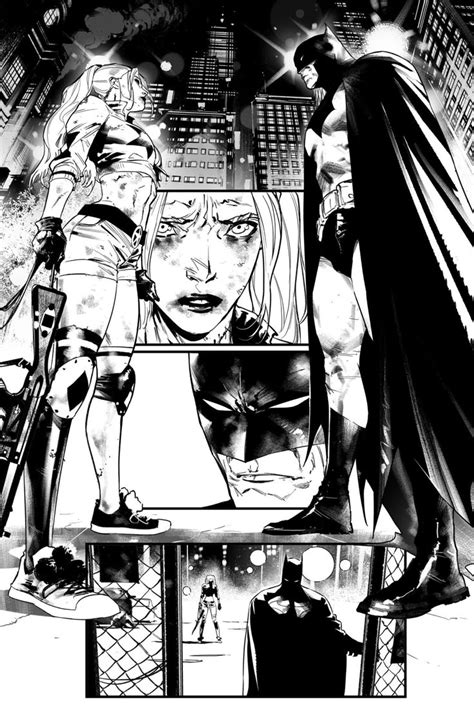 Batman And Catwoman In Comic Book Art Style Jorge Jimenez Art Style Jorge Jimenez Robin