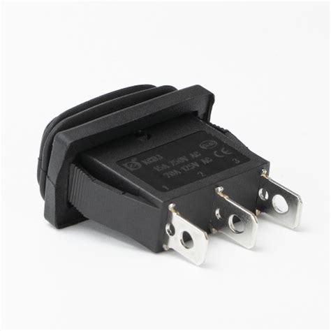 Waterproof On Off On Three Position Rocker Switch Daier