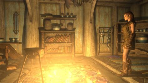 Roughspun Tunic Replacer For Females No Pants At Skyrim Nexus Mods