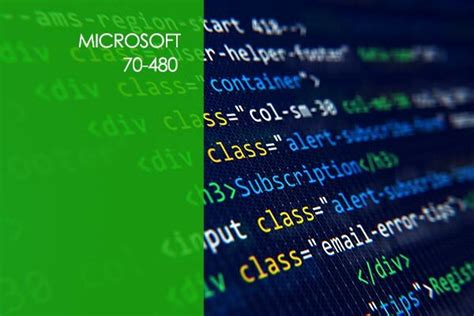 Microsoft 70 480 Programming In Html5 With Javascript And Css3 Corxec