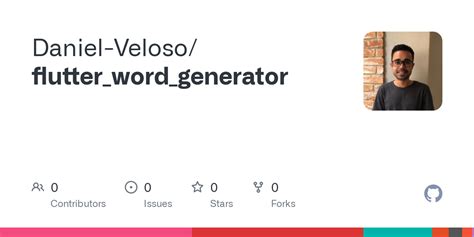 Github Daniel Velosoflutterwordgenerator