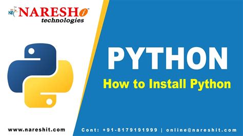 How To Install Python Python Installation Process Python Tutorial