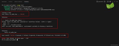 【rust】rust学习 第十一章编写自动化测试 rust benchmark tests csdn博客