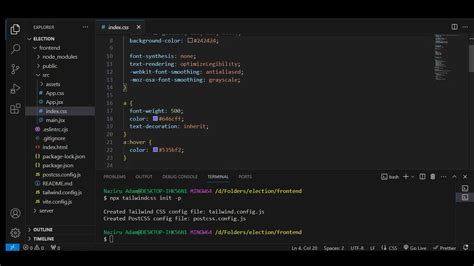 React Vite Express Mysql Part 10 Setting Up The Frontend Part Of The Project Youtube