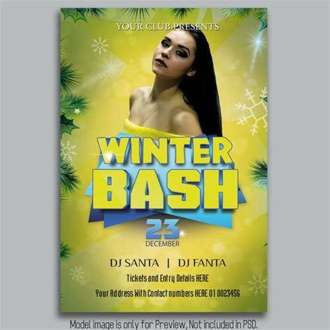 Winter Bash Flyer Template