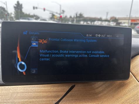 2014 I3 Rex Front Collision Warning Issue Rbmwi3