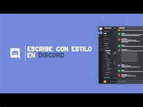 Tutorial De Como Cambiar El Tipo De Letra En Discord Youtube