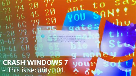 Cmft123 Bug In Windows 7 Youtube