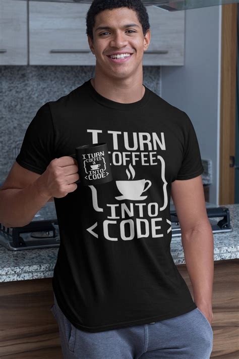 I Turn Coffee Into Code Svg Funny Computer Programmer Coding Etsy
