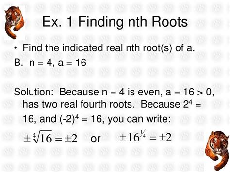 PPT 7 1 Nth Roots And Rational Exponents PowerPoint Presentation Free Download ID 1756503