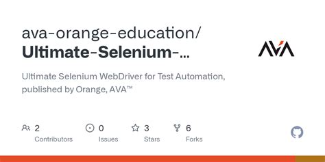 ultimate selenium webdriver for test automation readme md at main · ava