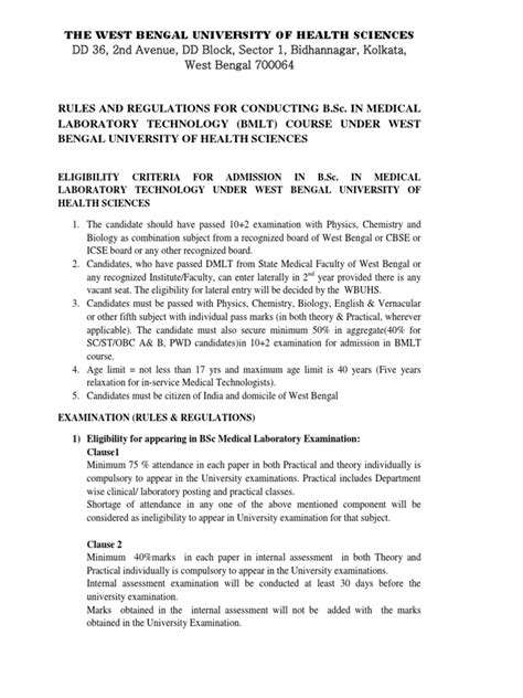 22 B Sc Mlt Syllabus Bmlt 2020 Pdf Cytopathology Bacteria