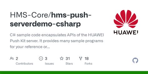 Hms Push Serverdemo Csharp Example SendDataMessage Cs At Master HMS