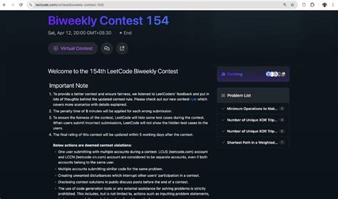 Finally Made It Happen Guess What I Participated In Leetcode Biweekly Jagriti Grover 19