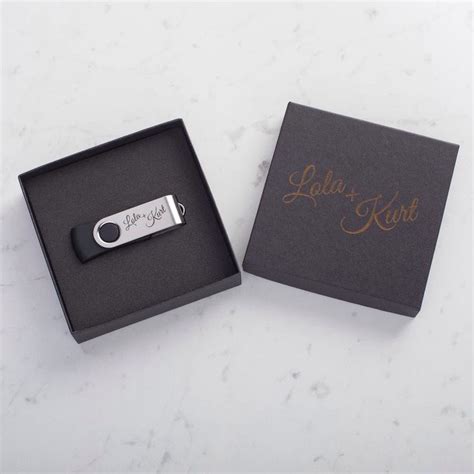 Personalized Usb Flash Drive With Black Packaging Gb Gb