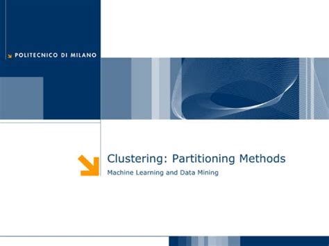 Machine Learning And Data Mining 06 Clustering Partitioning Ppt