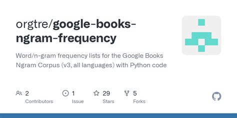Google Books Ngram Frequency Ngrams Grams English Csv At Main Orgtre Google Books Ngram
