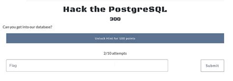 Hacking Central Infosec Postgresql By Denice Medium