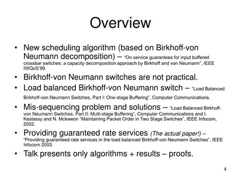Ppt Load Balanced Birkhoff Von Neumann Switches Powerpoint