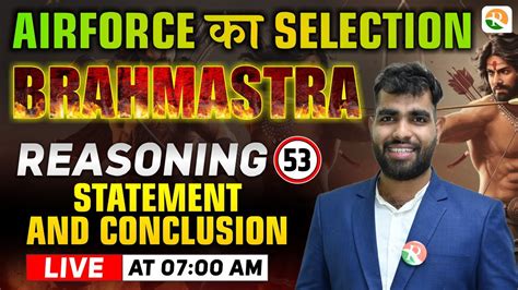 statement and conclusion 1 airforce reasoning classes airforce y