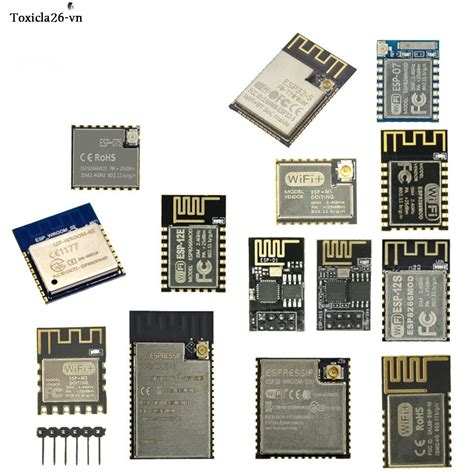 Esp8266 Esp 01 Esp 01s Esp 07 Esp 12e Esp 12f Esp M1 Esp M2 Esp 32 Esp