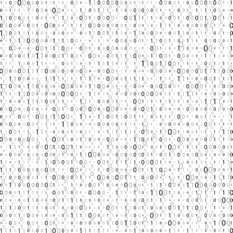 Matrix Stream Of Binary Code Numbers On The Screen The Concept Of
