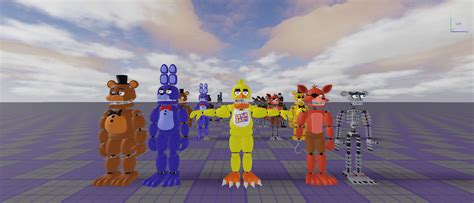 Ea Unwithered Animatronics Roblox Port By Scoopedmichaelafton On Deviantart
