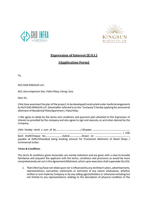 Ghd Vanya Eoi Form Pdf