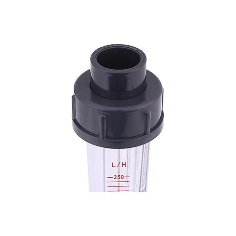 Rotameter Water Flow Meter Plastic Tube Type 25 250l H Instantaneous Liquid Water Flow Meter