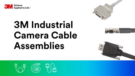 Coaxpress Industrial Camera Cable Assemblies 3m Digikey