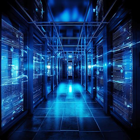 Premium Photo Conceptual Image Of A Locked Data Server Room With
