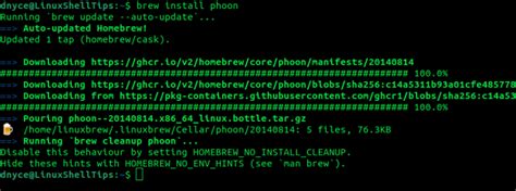 Homebrew Basics Commands And Cheat Sheet For Linux