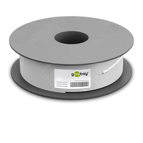 Goobay Netzwerkkabel Cat 6 U Utp Grau 100 Meter Flexibel