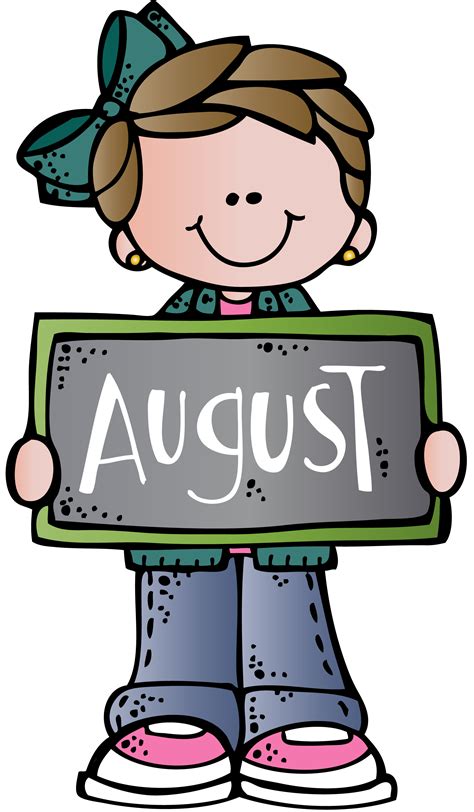 Free August Clipart