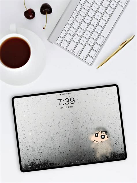 蜡笔小新在下雨天等你「0111」ipad平板壁纸